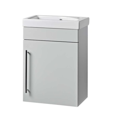 Roper Rhodes Esta Gloss Light Grey 450mm Wall Unit & Basin | Sanctuary ...