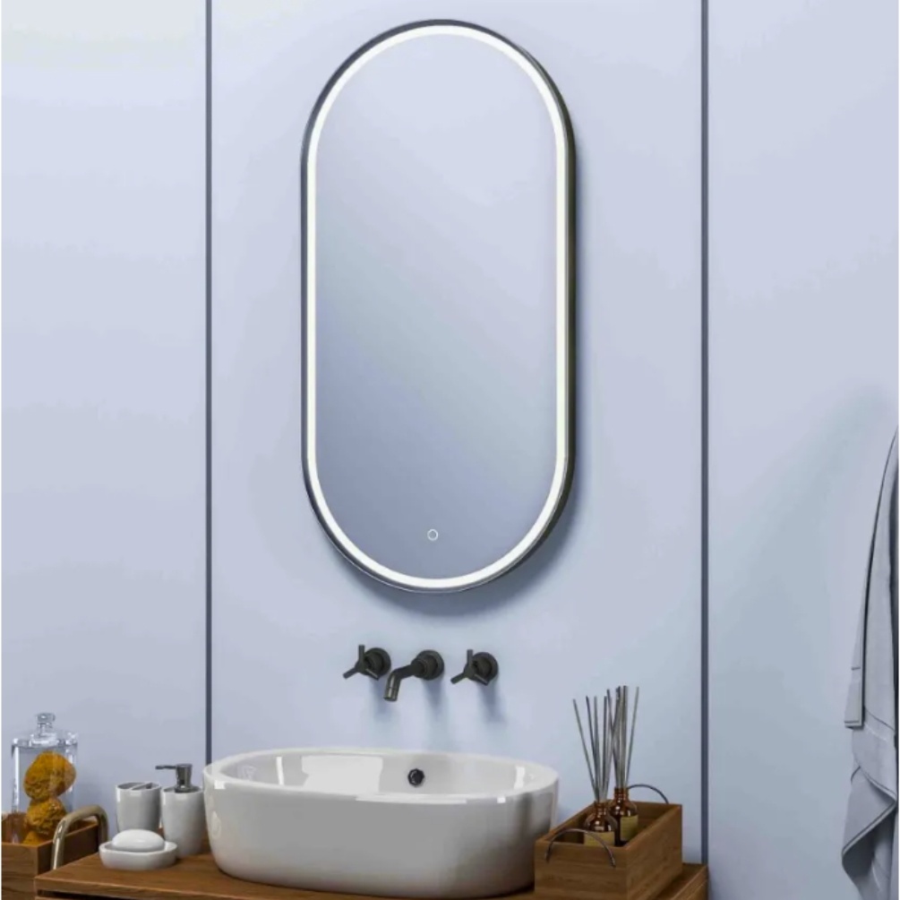Frayme Oval Colour Changing LED Mirror | Sanctuary Bathrooms