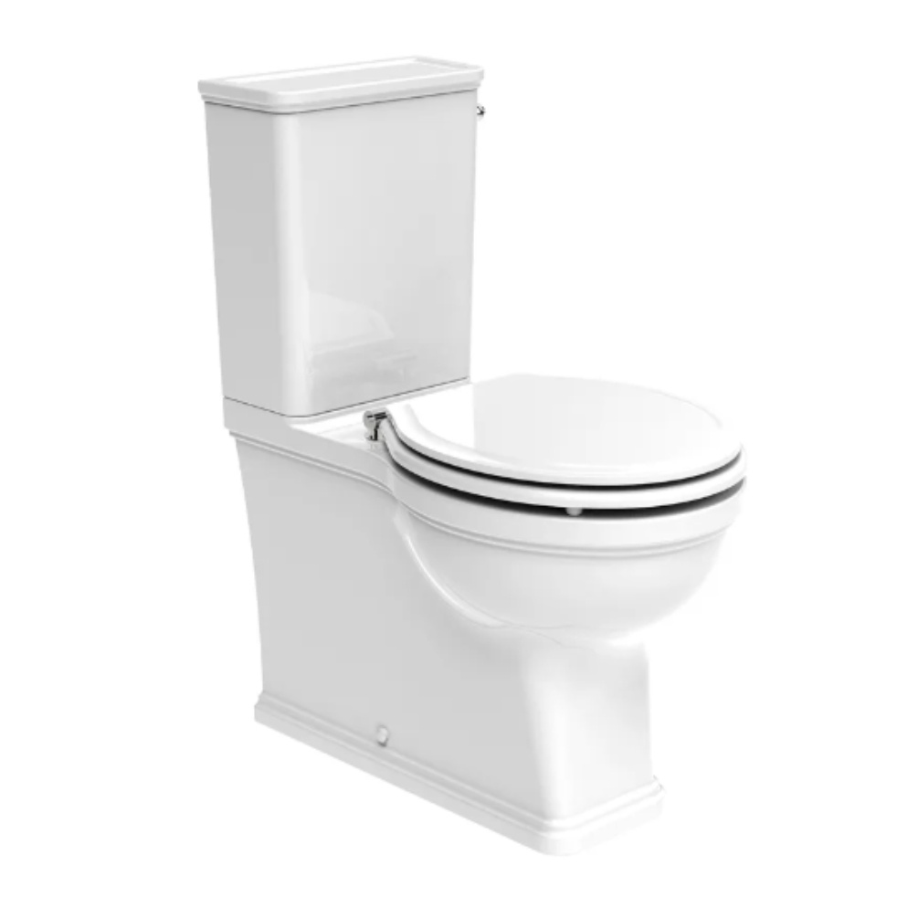 Tavistock Marston Close Coupled Closed Back Toilet with Handle