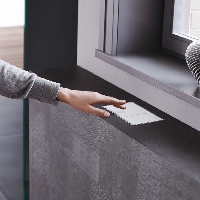 Geberit Omega60 Dual Flush Plate | Sanctuary Bathrooms