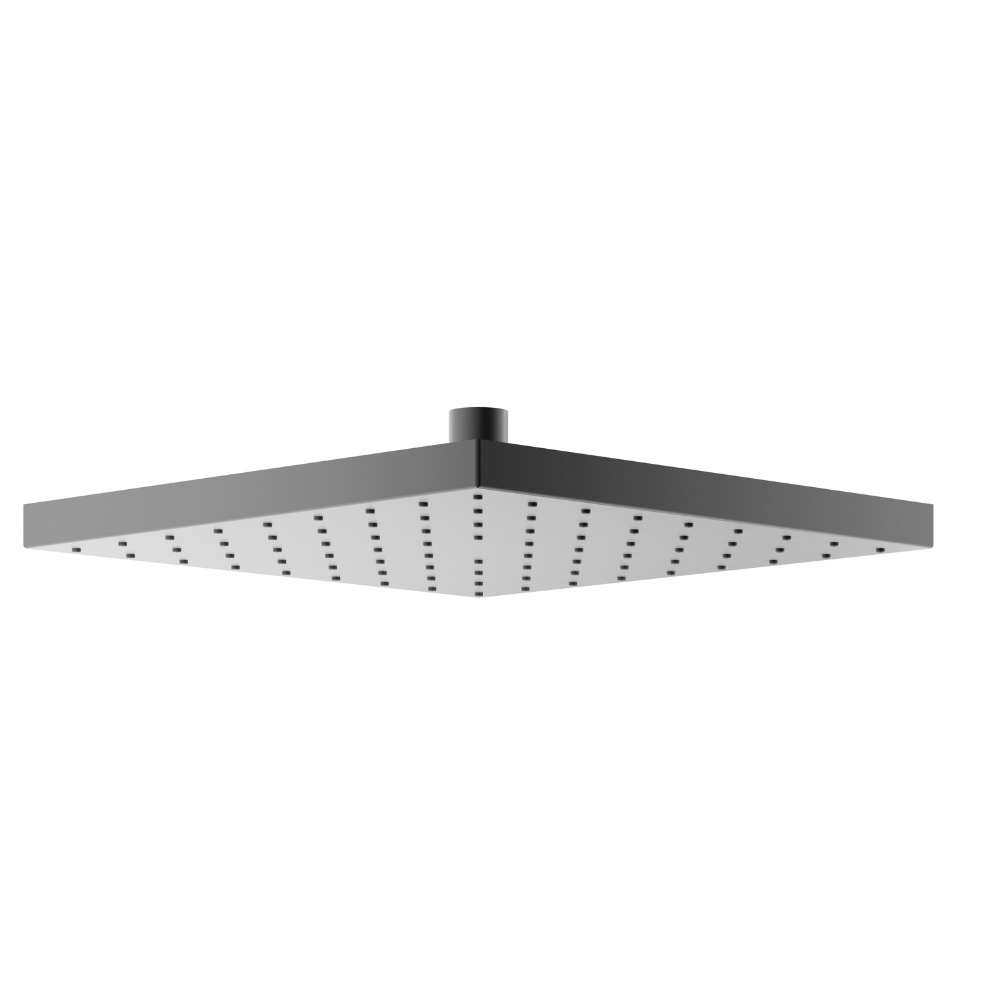 Keuco Brushed Black Chrome Square Shower Head | Sanctuary Bathrooms