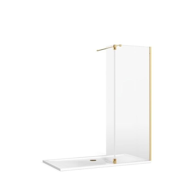 Burlington Gold Walk In Shower Enclosure | Sanctuary Bathrooms