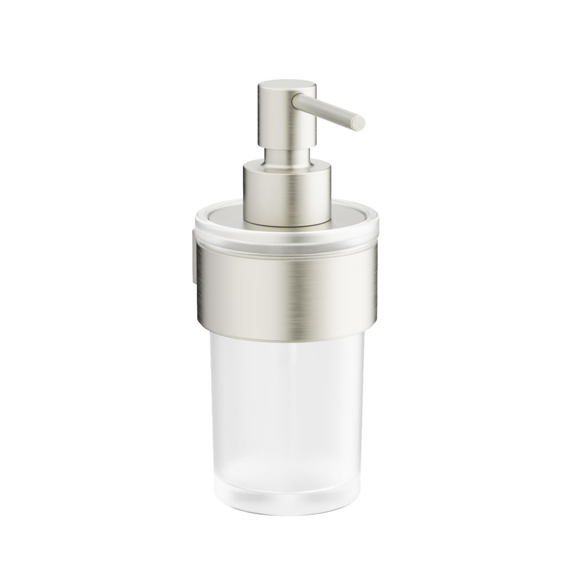 Crosswater Velo Nickel Soap Dispenser | Sanctuary Bathrooms