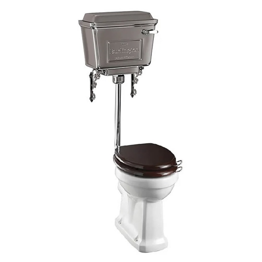 Burlington Low Level Toilet With Chrome Cistern