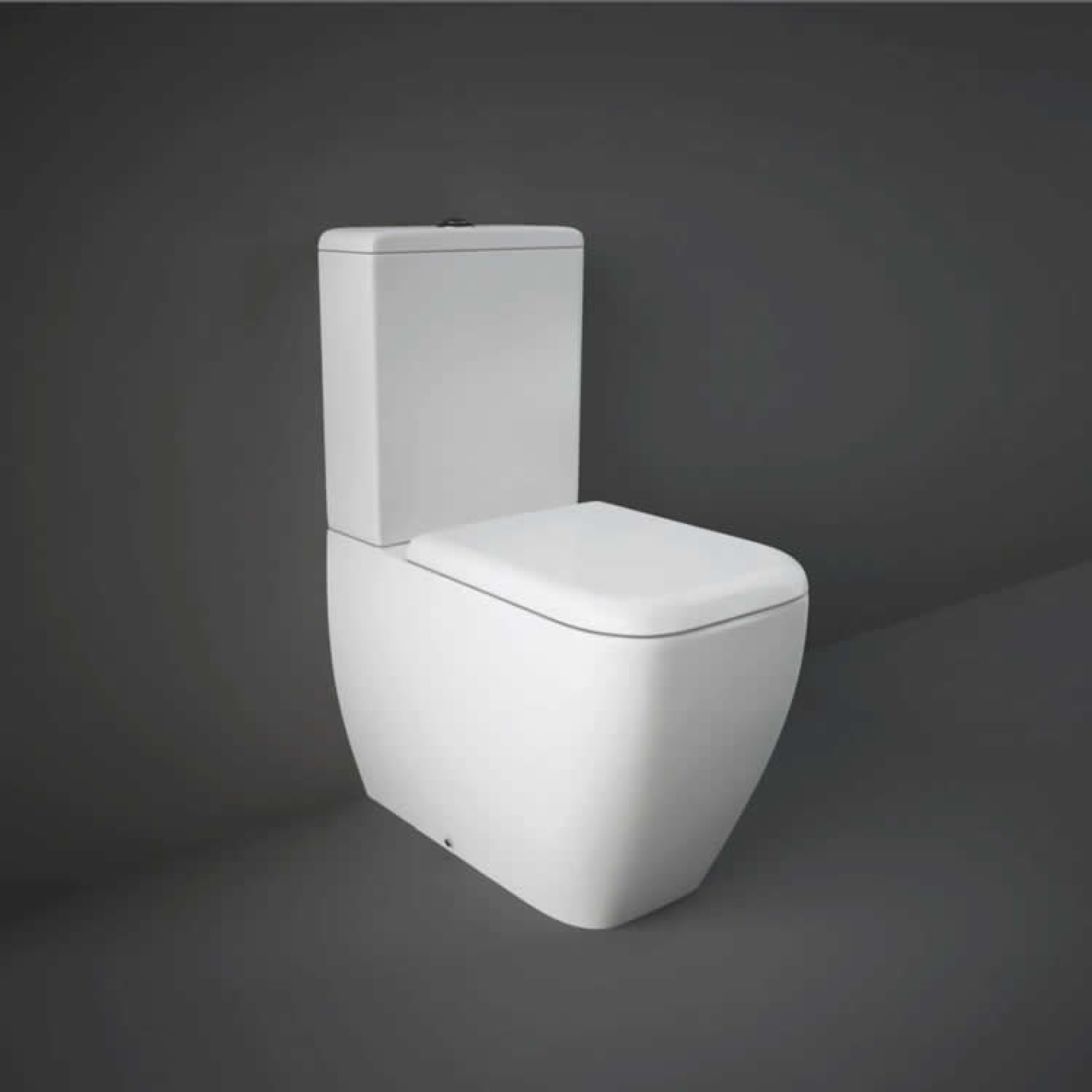 RAK Metropolitan Rimless Closed Back Close Coupled WC & Seat ...