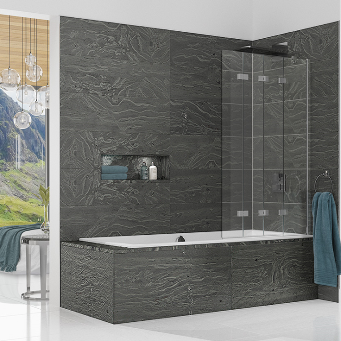 Kudos Inspire 4 Panel Compact In Fold Bath Screen | Bath Screens ...