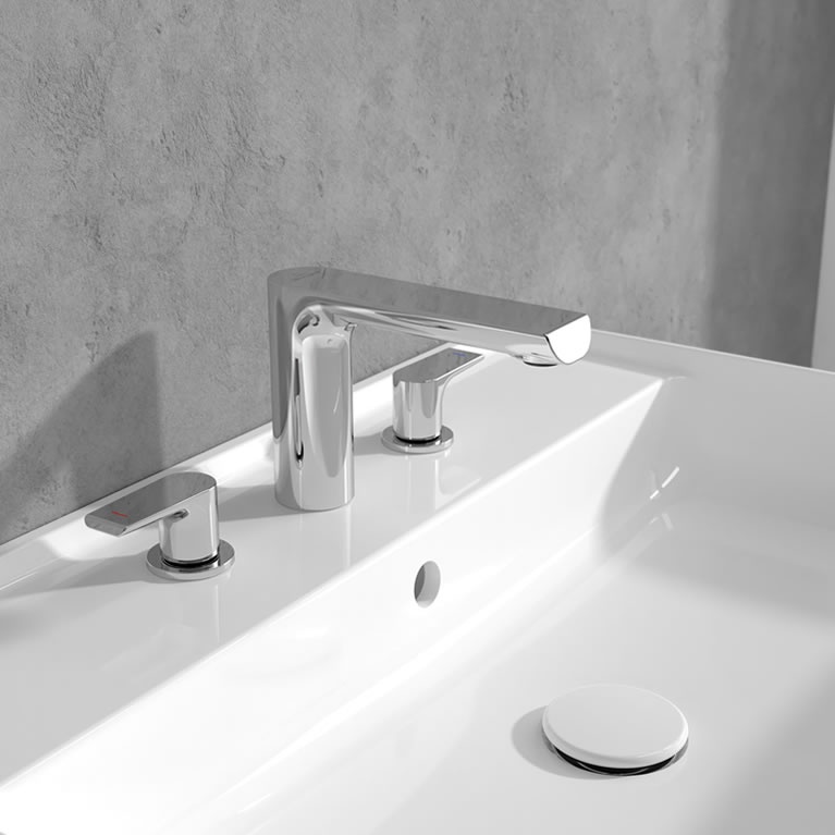 Villeroy & Boch Liberty Three-Hole Basin Mixer | Sanctuary Bathrooms