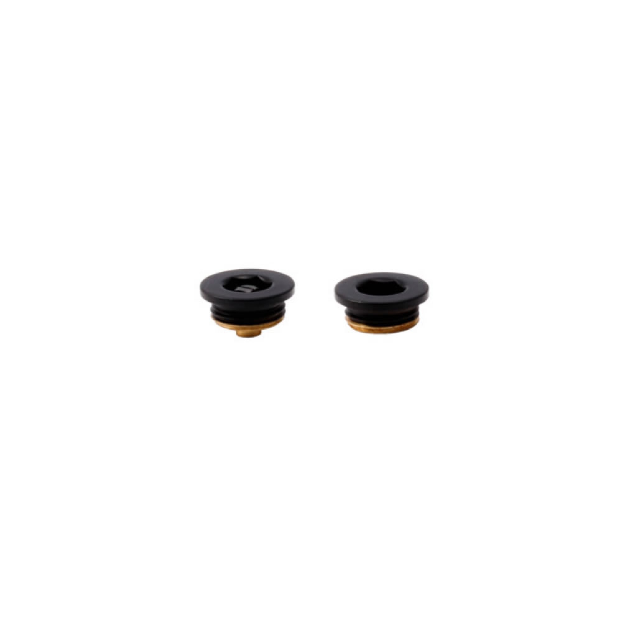 Velaro Black 1/2" Air Vent & Plug Set | Sanctuary Bathrooms