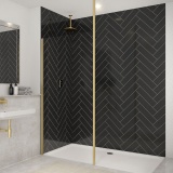 Merlyn Chrome 300mm Wetroom Screen | Sanctuary Bathrooms