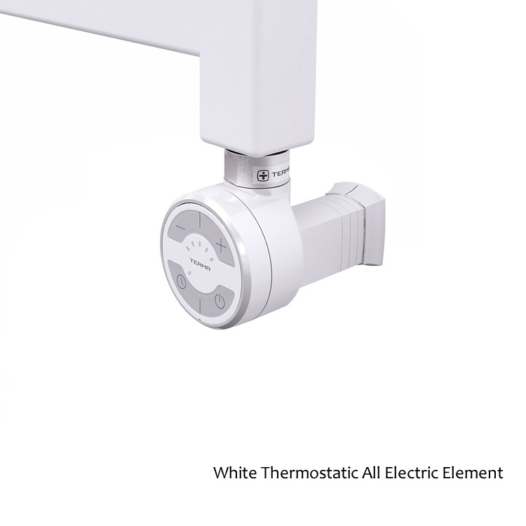 Radox Eros 500mm Chrome Electric Radiator | Sanctuary Bathrooms