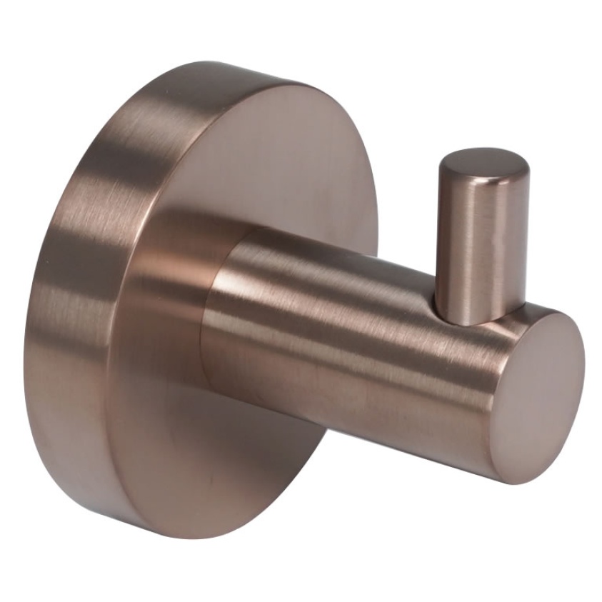 JTP Vos Brushed Bronze Robe Hook | Sanctuary Bathrooms