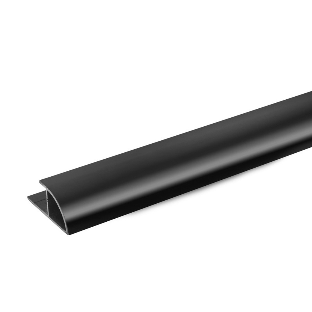 Crosswater Matt Black Quadrant End Trim | Sanctuary