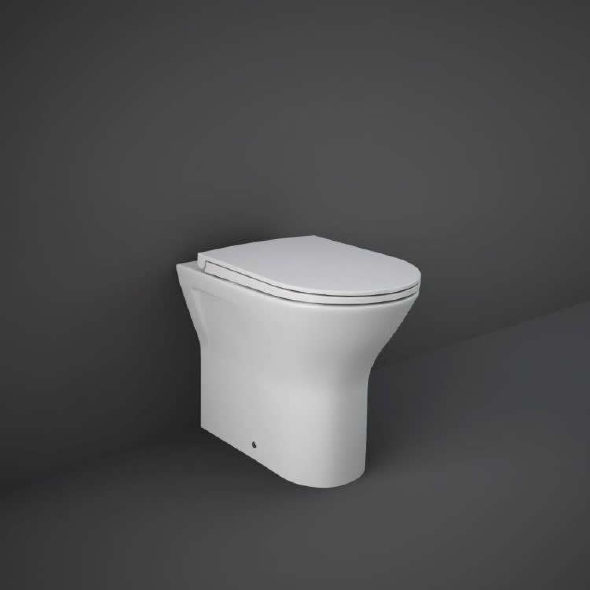 RAK Feeling Matt White Rimless Back To Wall WC & Soft Close Seat ...