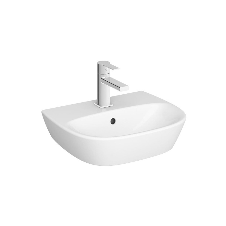 VitrA Zentrum 450mm Basin with Pedestal | Sanctuary Bathrooms