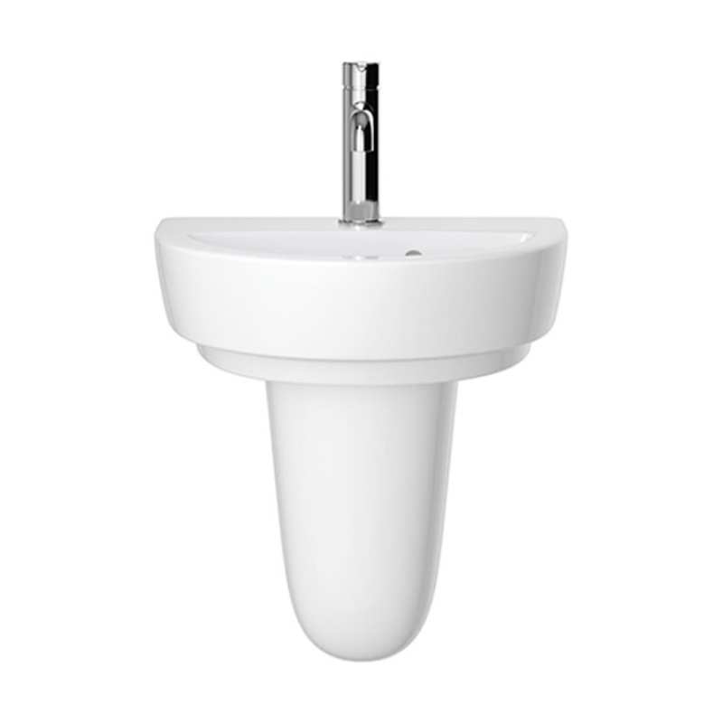 Heritage Stamford 450mm Basin and Small Semi Pedestal | Sanctuary Bathrooms