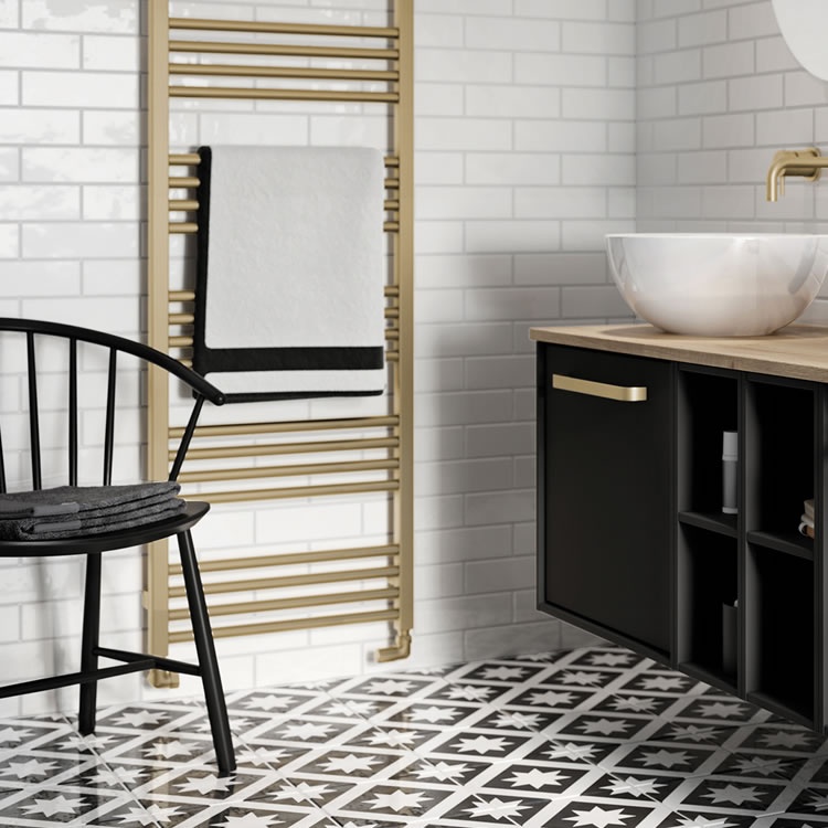 Crosswater Infinity 900mm Matt Black Vanity Unit | Sanctuary Bathrooms