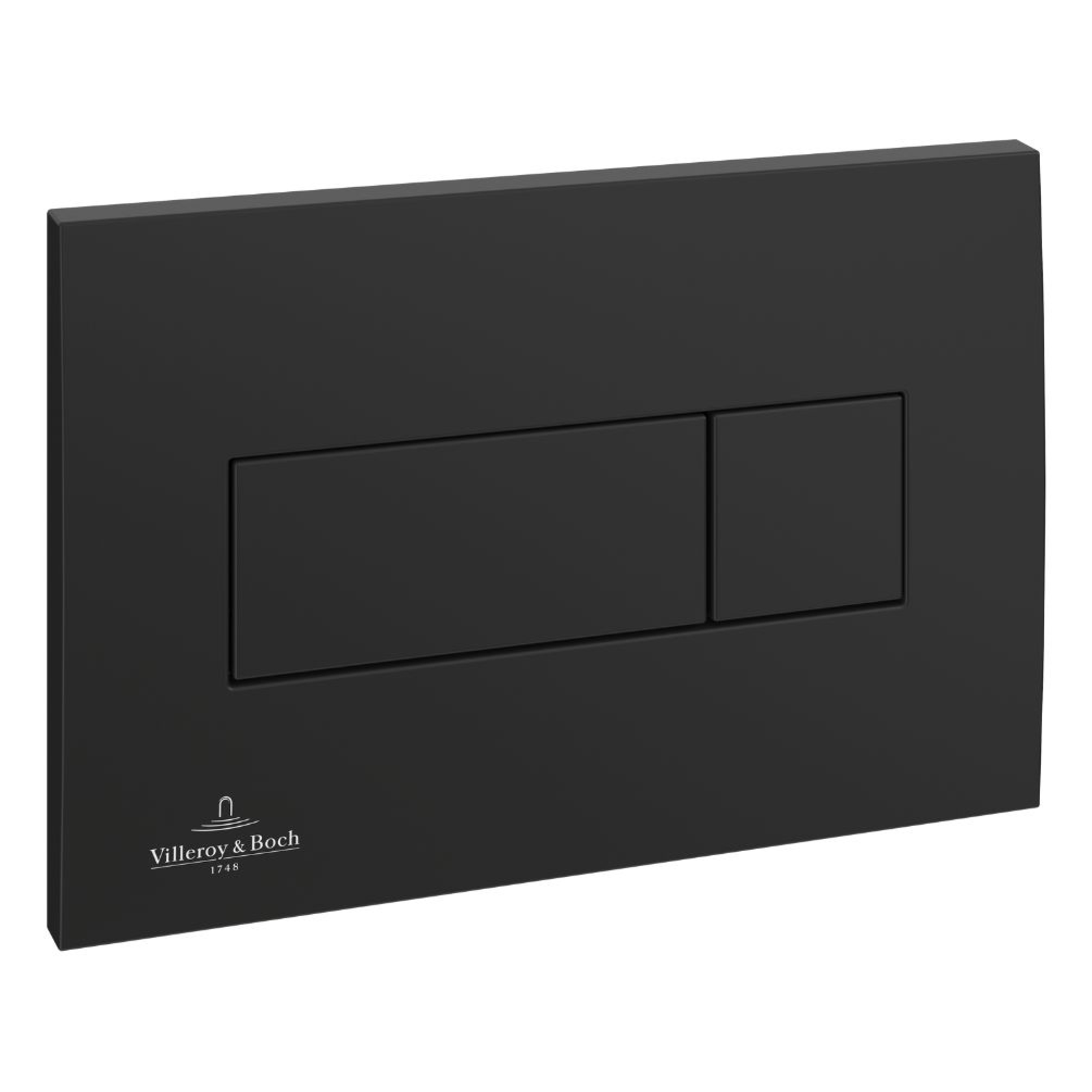 Villeroy & Boch ViConnect Pro S Frame & Matt Black Flush Plate