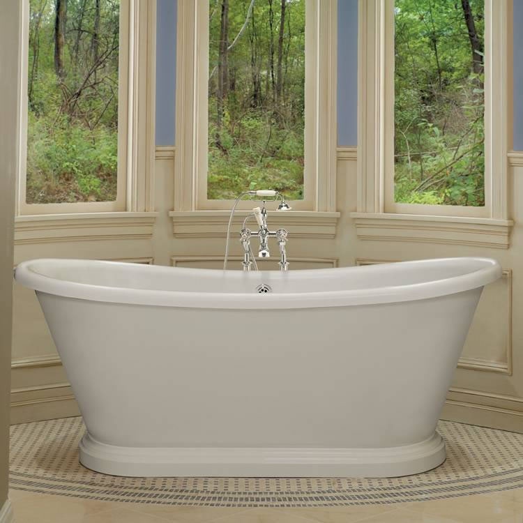 BC Designs 1800mm Acrylic Freestanding Boat Bath | Sanctuary Bathrooms