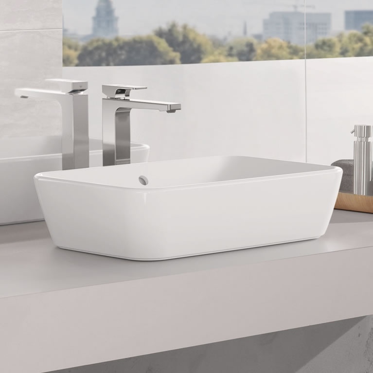 V&B Architectura Rectangular Countertop Basin | Sanctuary Bathrooms