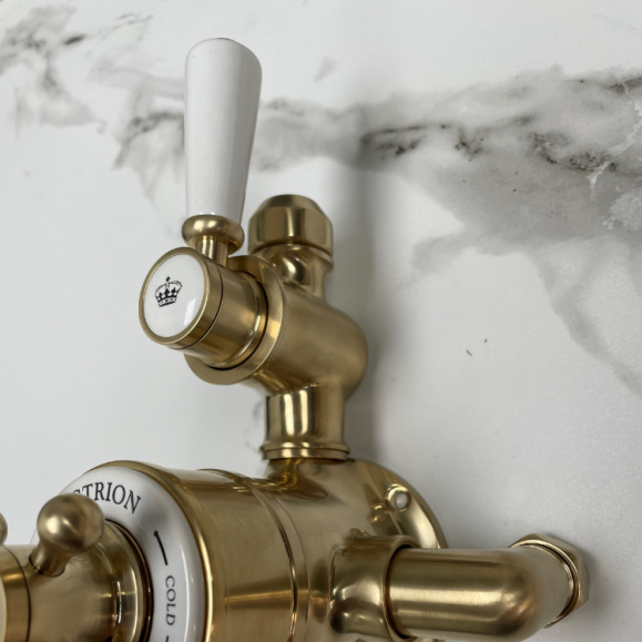 BC Designs Gold Victrion Superbe Shower Kit & Valve