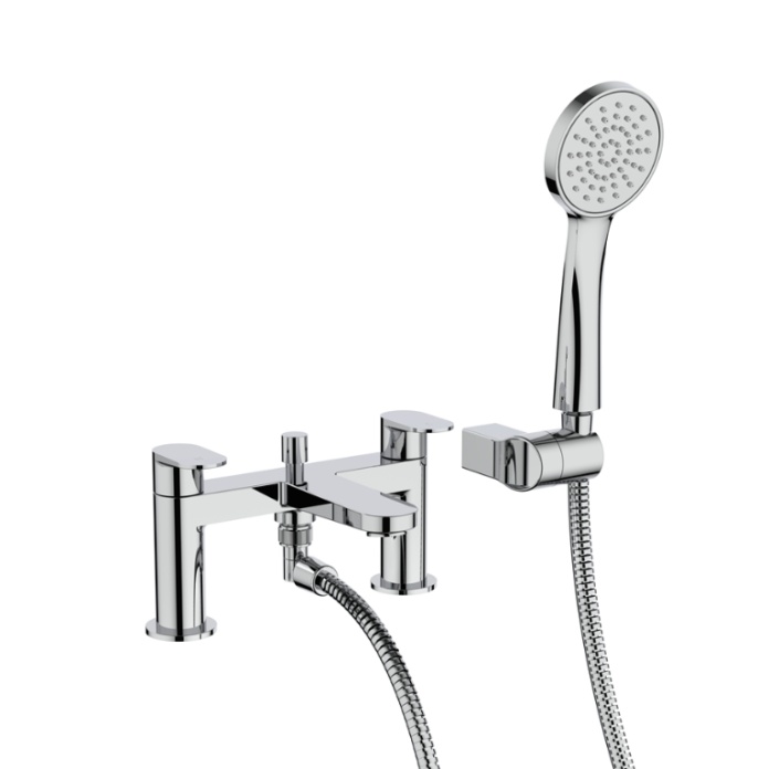 Crosswater Drift Chrome Bath Shower Mixer | Sanctuary Bathrooms