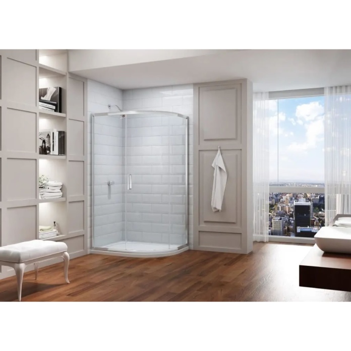 Merlyn 8 Series 1400x800 Offset Shower Quadrant | Sanctuary