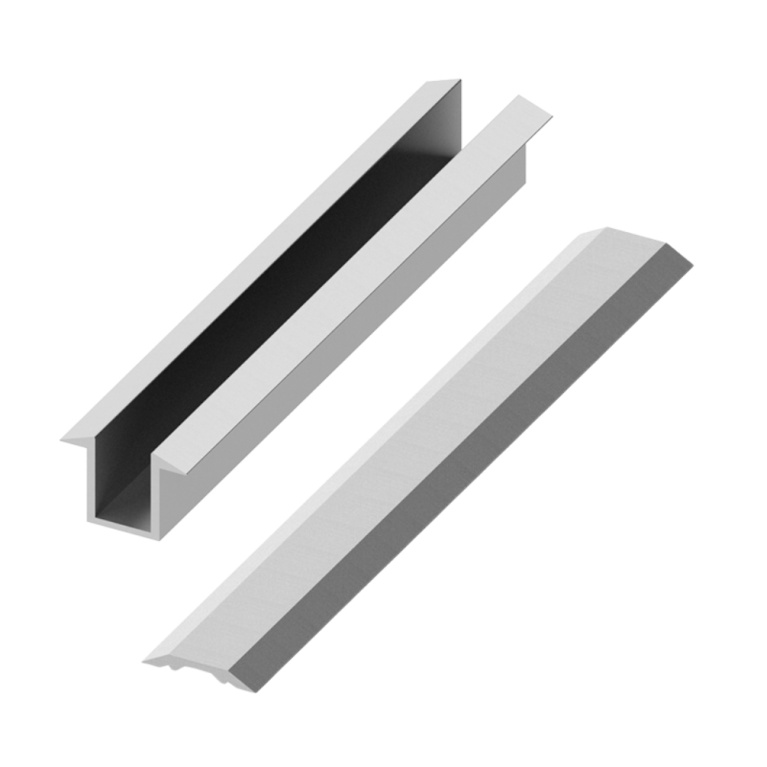 Abacus Chrome 8mm Recessed Channel Pack | Sanctuary Bathrooms