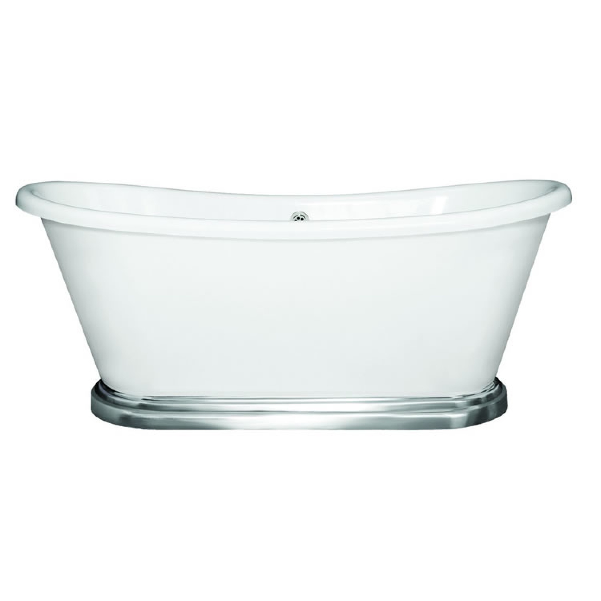 BC Designs Freestanding Boat Bath With Aluminium Plinth