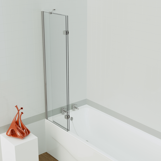 Kudos Inspire 2 Panel In-Fold Bath Screen | Sanctuary Bathrooms