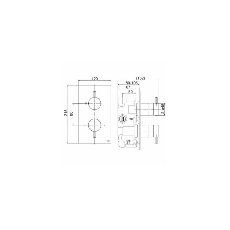 Crosswater MPRO Chrome Shower Pack | Sanctuary Bathrooms
