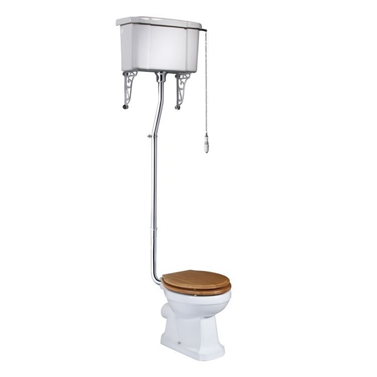 Tavistock Vitoria High Level WC, Cistern & Seat | High Level Toilet ...