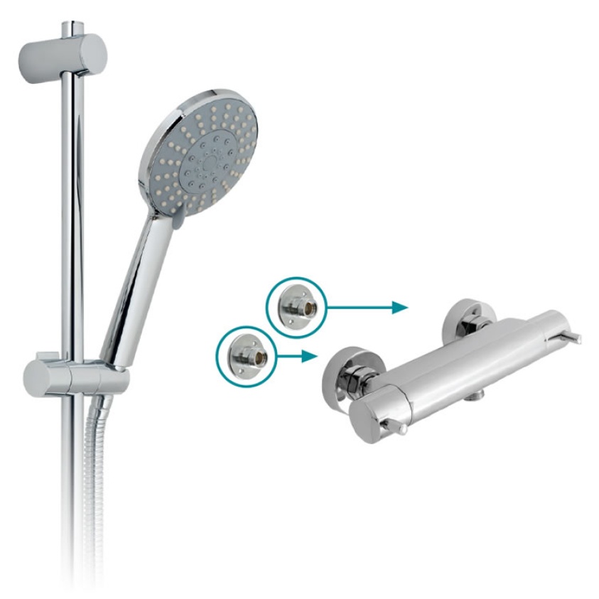 Vado Celsius Exposed 1/2" Slide Rail Kit | Sanctuary Bathrooms