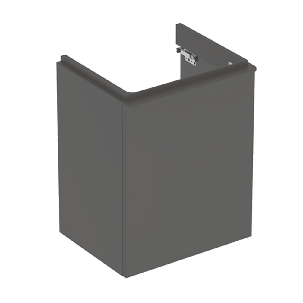 Geberit Smyle Square 500mm Lava Vanity Unit & Washbasin | Sanctuary