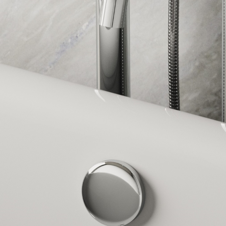 Burlington Riviera Bath Filler & Click-Clack Waste | Sanctuary