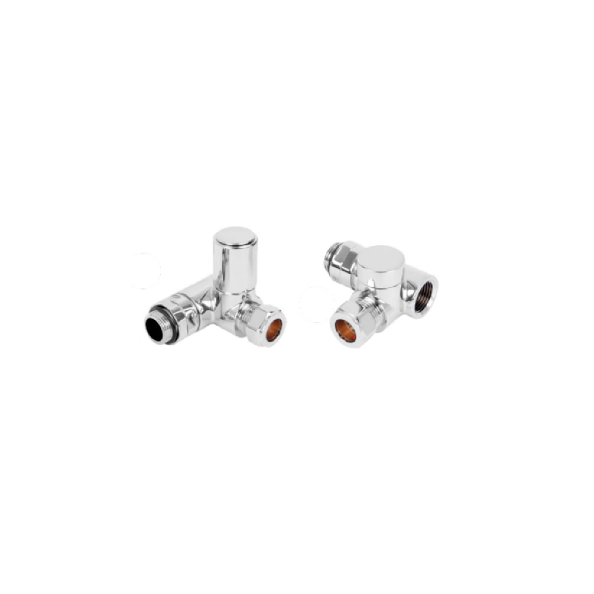 Velaro Chrome Manual Dual Fuel Radiator Valves | Sanctuary
