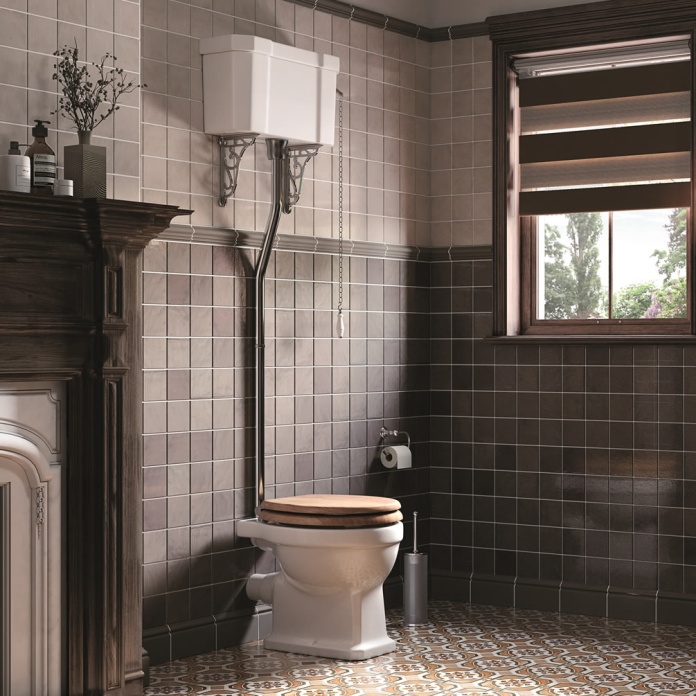 Imperial Lichfield High Level Toilet & Cistern | Sanctuary Bathrooms