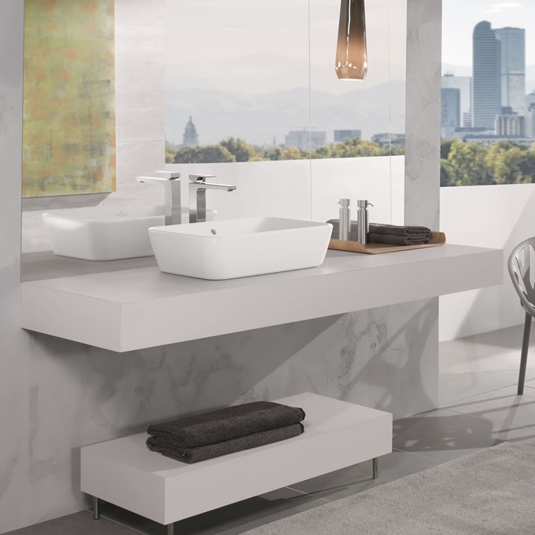 V&B Architectura Rectangular Countertop Basin | Sanctuary Bathrooms