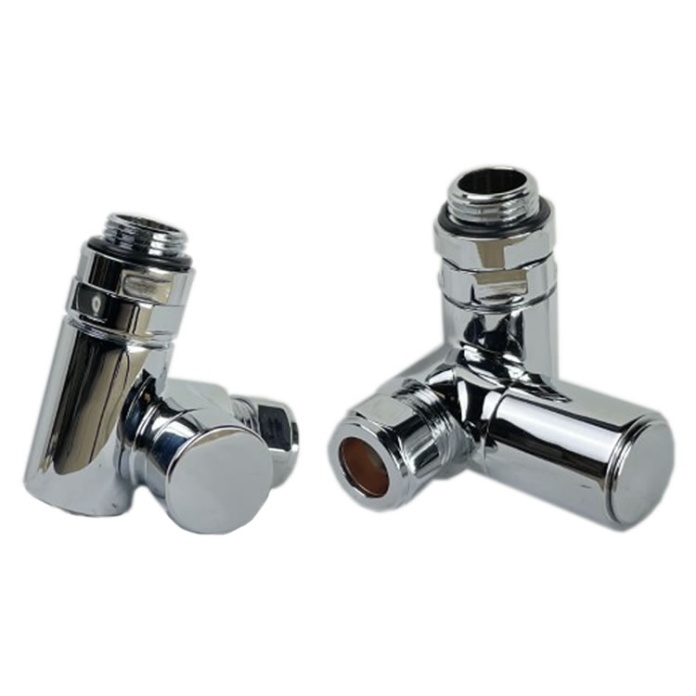 Radox Circulus Chrome Dual Fuel Corner Valves | Sanctuary