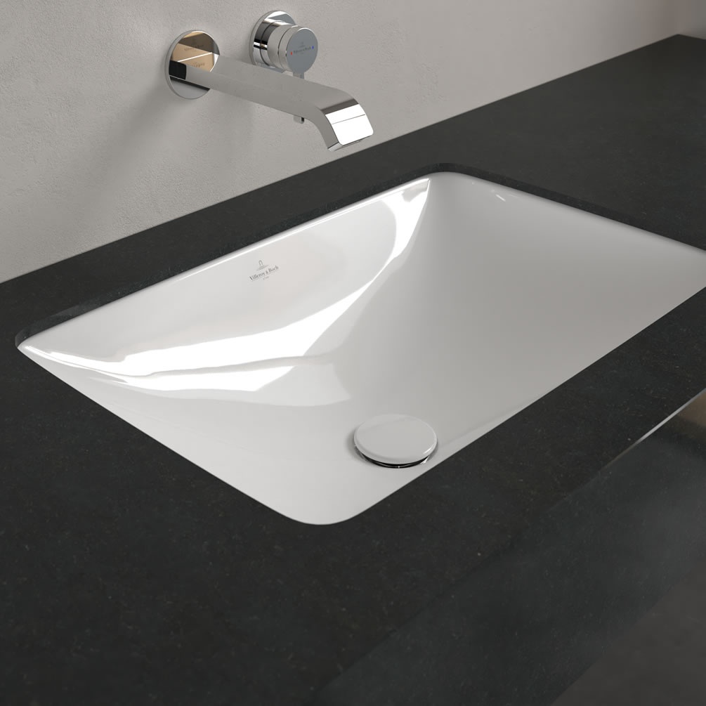 V&B Loop 540 White Alpin Inset Basin | Sanctuary Bathrooms