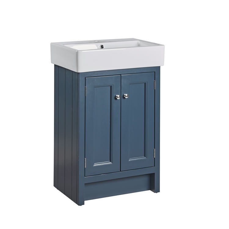 Roper Rhodes Hampton 575 Derwent Blue Unit & Basin | Sanctuary Bathrooms
