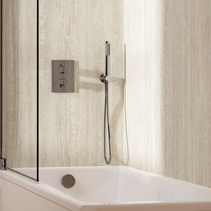 Crosswater Crossbox Chrome Bath Filler Set | Sanctuary