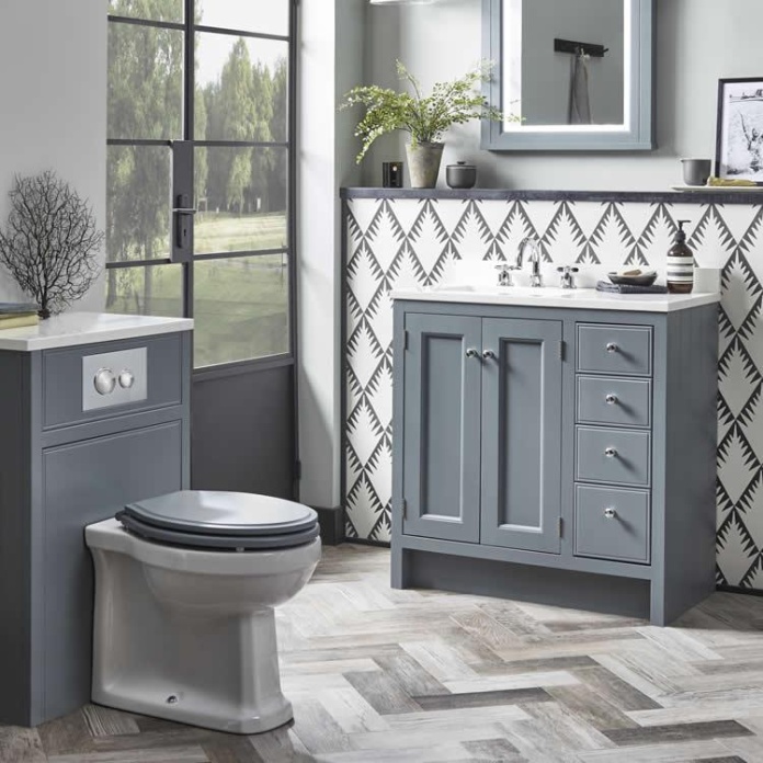 Roper Rhodes Hampton 800 Agave Unit w/ Basin & Worktop | Sanctuary ...