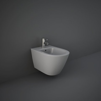 RAK Feeling Matt Grey Wall Hung Bidet | Sanctuary Bathrooms