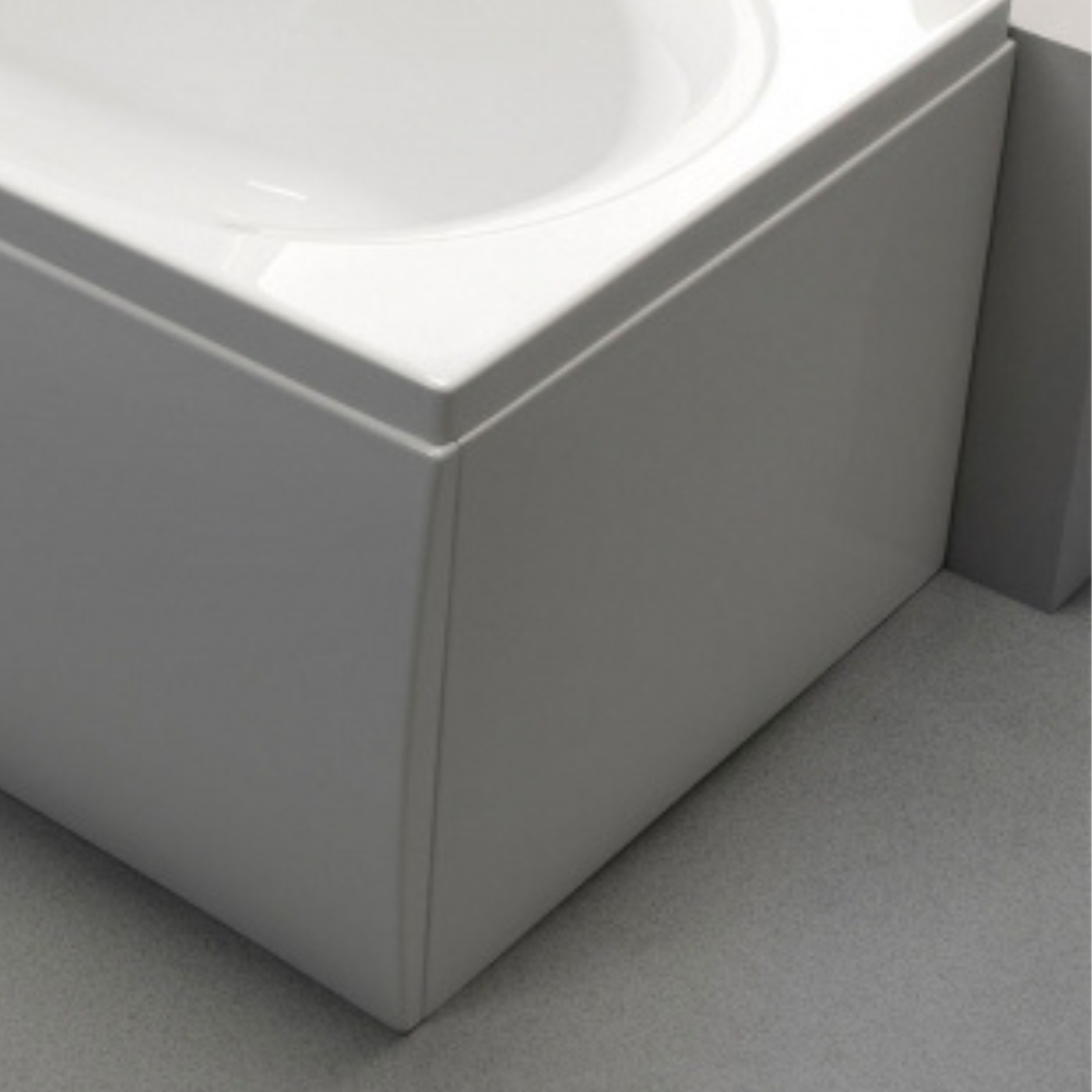 Carron 900mm x 540mm Carronite End Bath Panel | Sanctuary