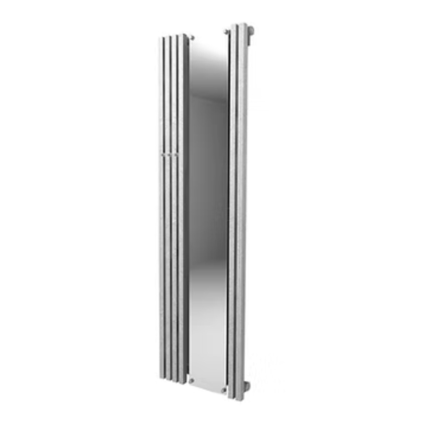 Radox Image D 1800 x 535mm White Radiator & Offset Mirror