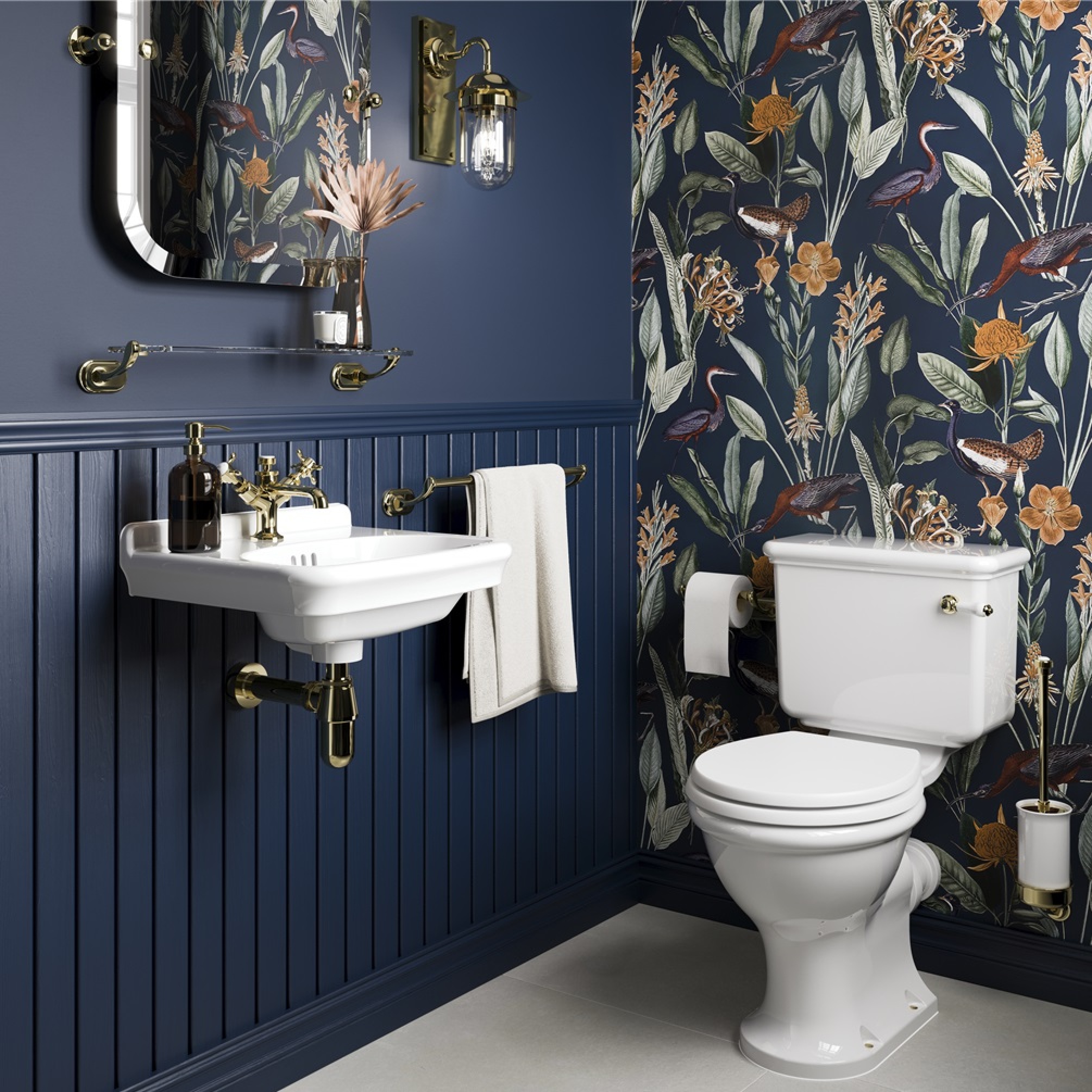 Burlington Guild Open Back Close Coupled Toilet | Sanctuary