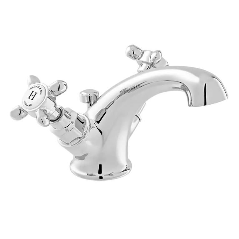 Booth & Co. Axbridge Cross Basin Mono Tap | Sanctuary Bathrooms