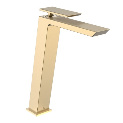 Crosswater Limit Brushed Brass Basin Tall Monobloc - LI112DNF ...