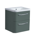 Roper Rhodes System 600mm Juniper Green Wall Mounted Vanity Unit ...