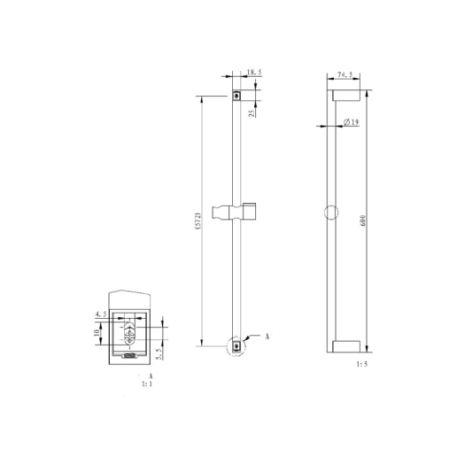 Crosswater Pier Slider Rail Shower Kit | Sanctuary Bathrooms